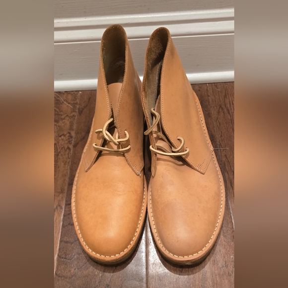 Clarks | Shoes | Clarks Desert Boots Italian Vegetable Tanned Leather 3 ...